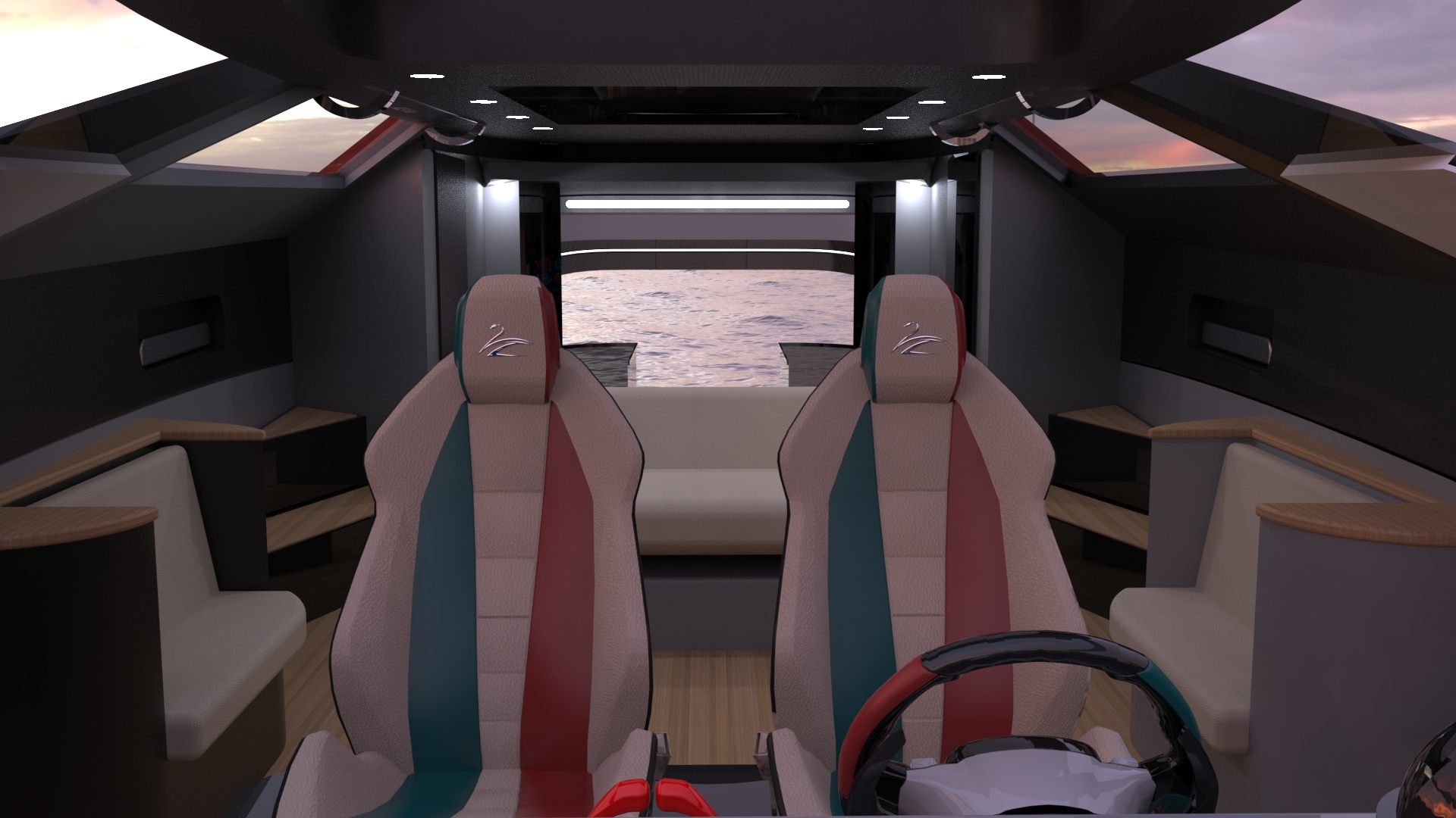 Ferrari Inspired Design Superyacht